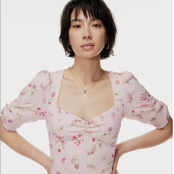 Aritzia | Dresses | Aritzia Wilfred Baudelaire Dress Light Pink | Poshmark